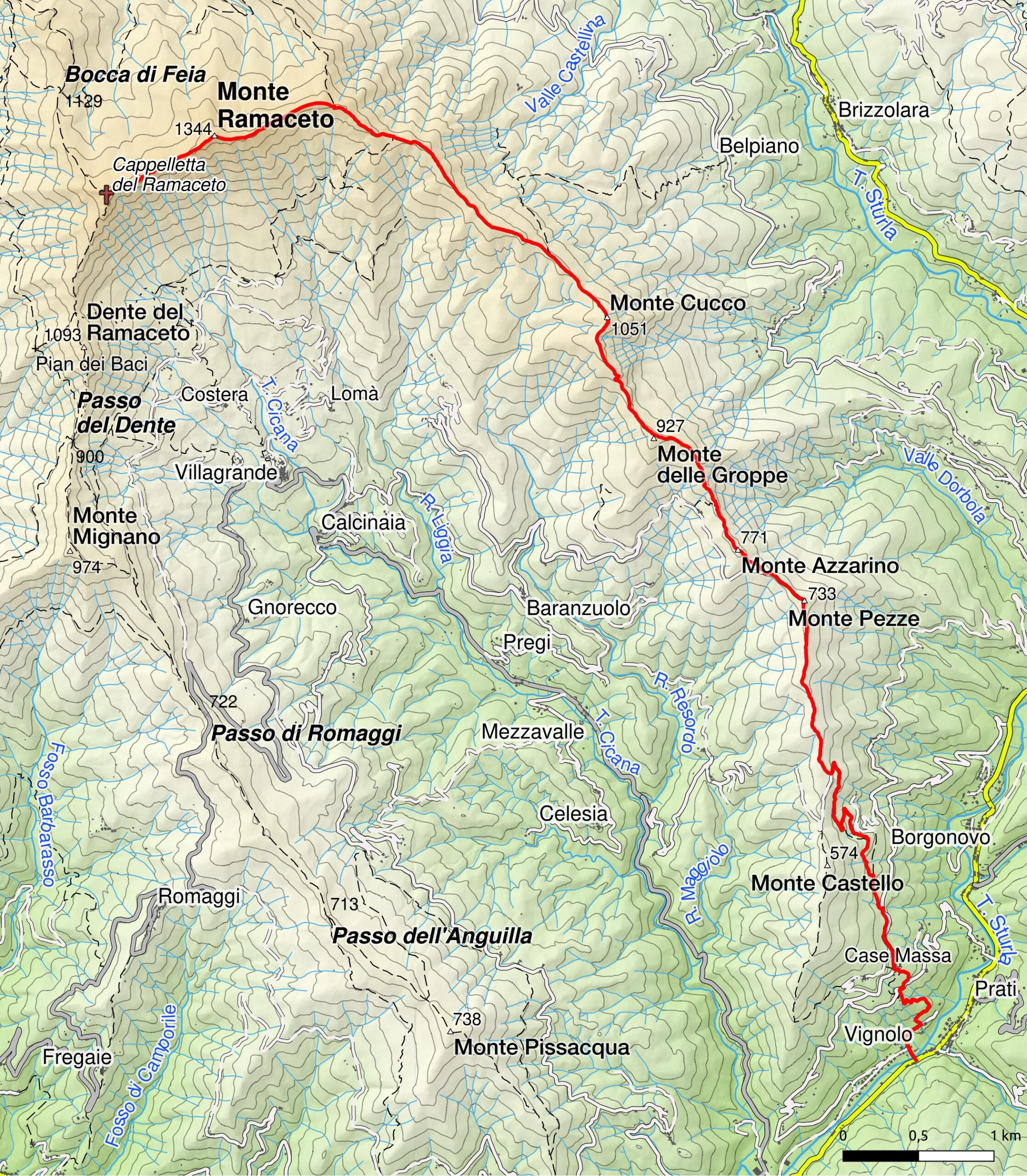 Monte Ramaceto da Mezzanego | l'Appenninista